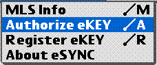 eKey Palm - Authorizing eKey Software