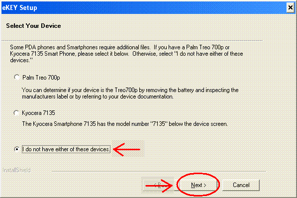 eKey Palm - Download and Install eKey Applications